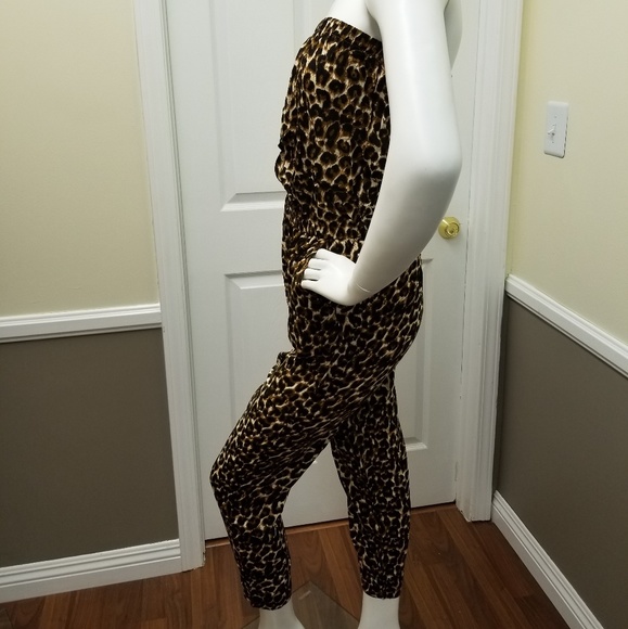 Pants & Jumpsuits | Leopard Jumpsuit | Poshmark